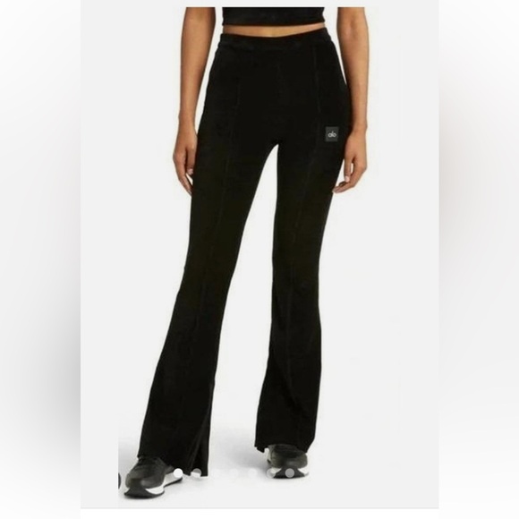 ALO Yoga | Pants & Jumpsuits | Alo Yoga Womens Classic Black Flare ...
